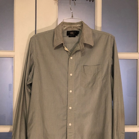 Ralph Lauren Double RL | Shirts | Ralph Lauren Rrl Light Blue Button ...